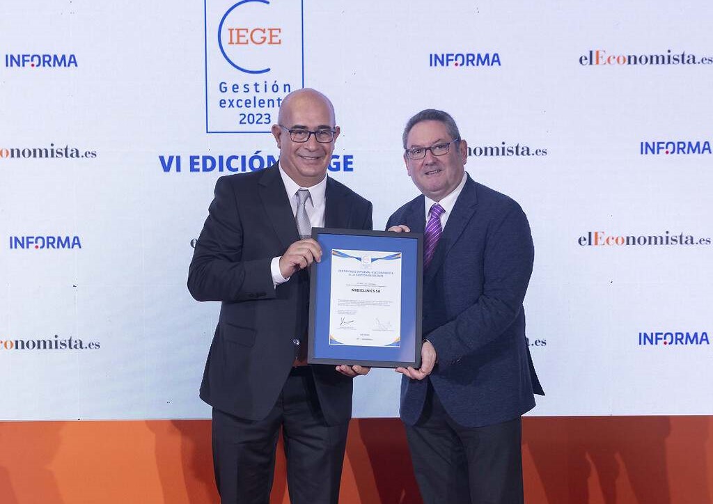 Mediclinics recibe el Certificado Informa elEconomista a la Gestión ...
